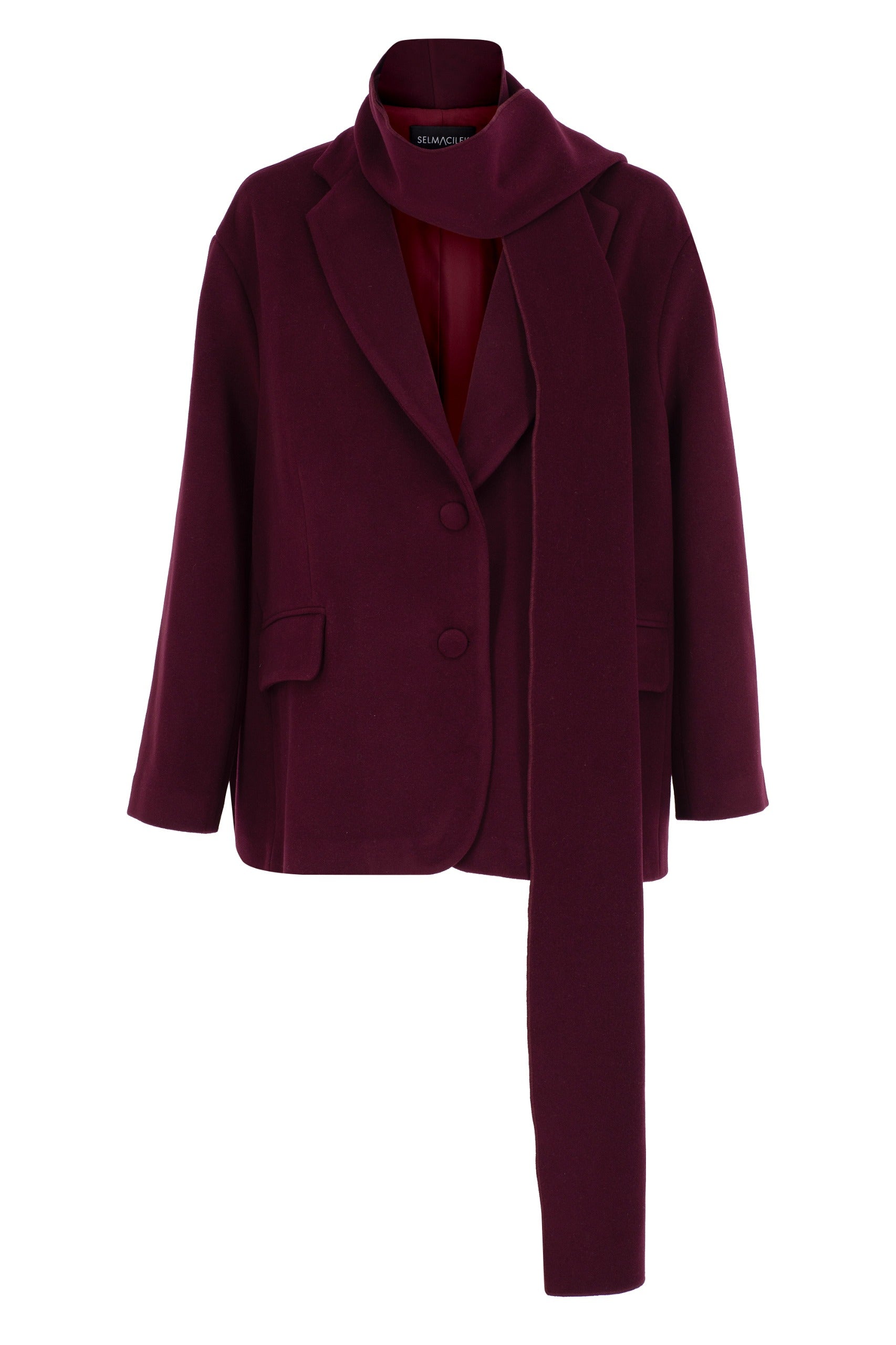 Mayfair Burgundy Blazer – EN-SELMACILEK